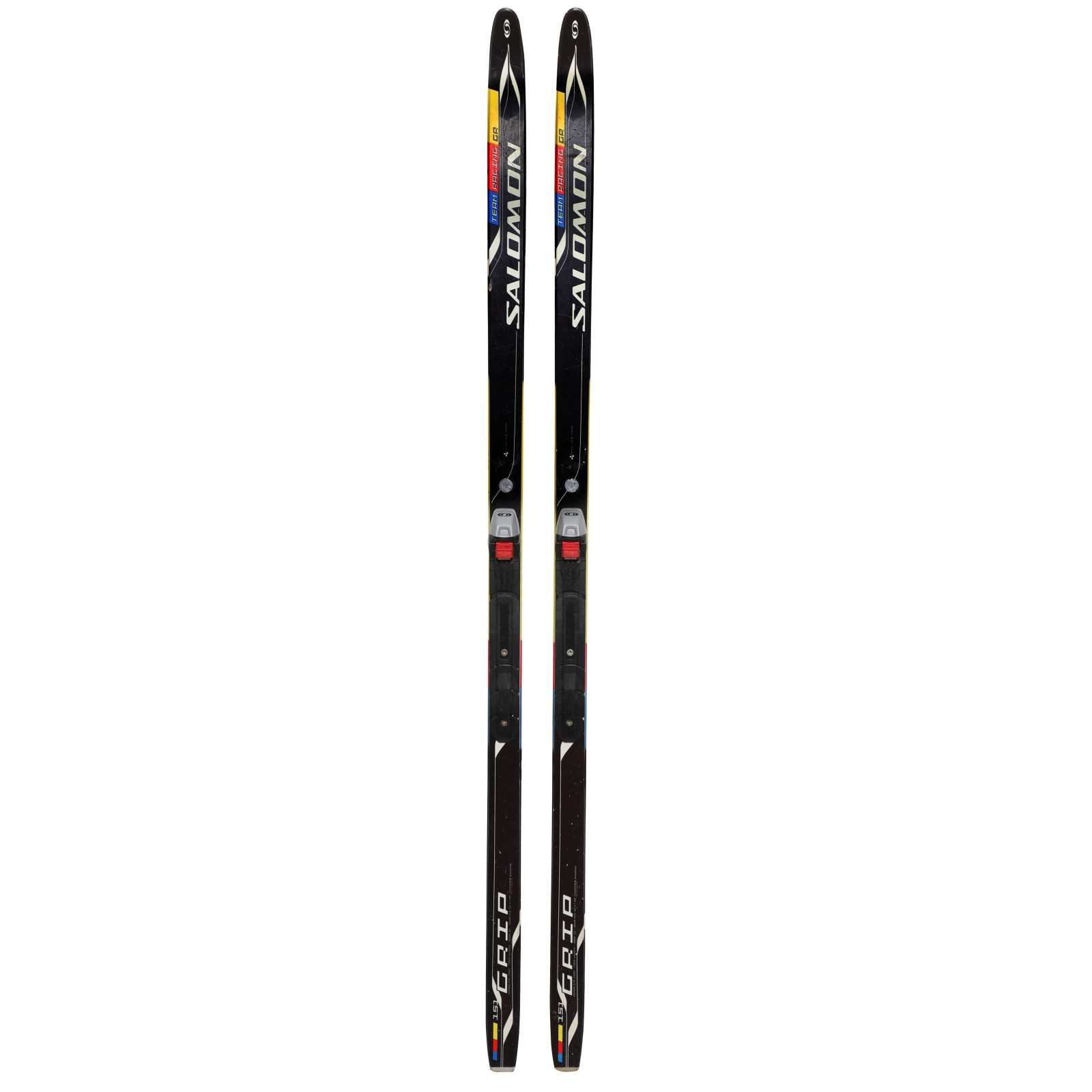 Used junior cross-country ski Salomon Team Racing Grip + SNS Profil binding